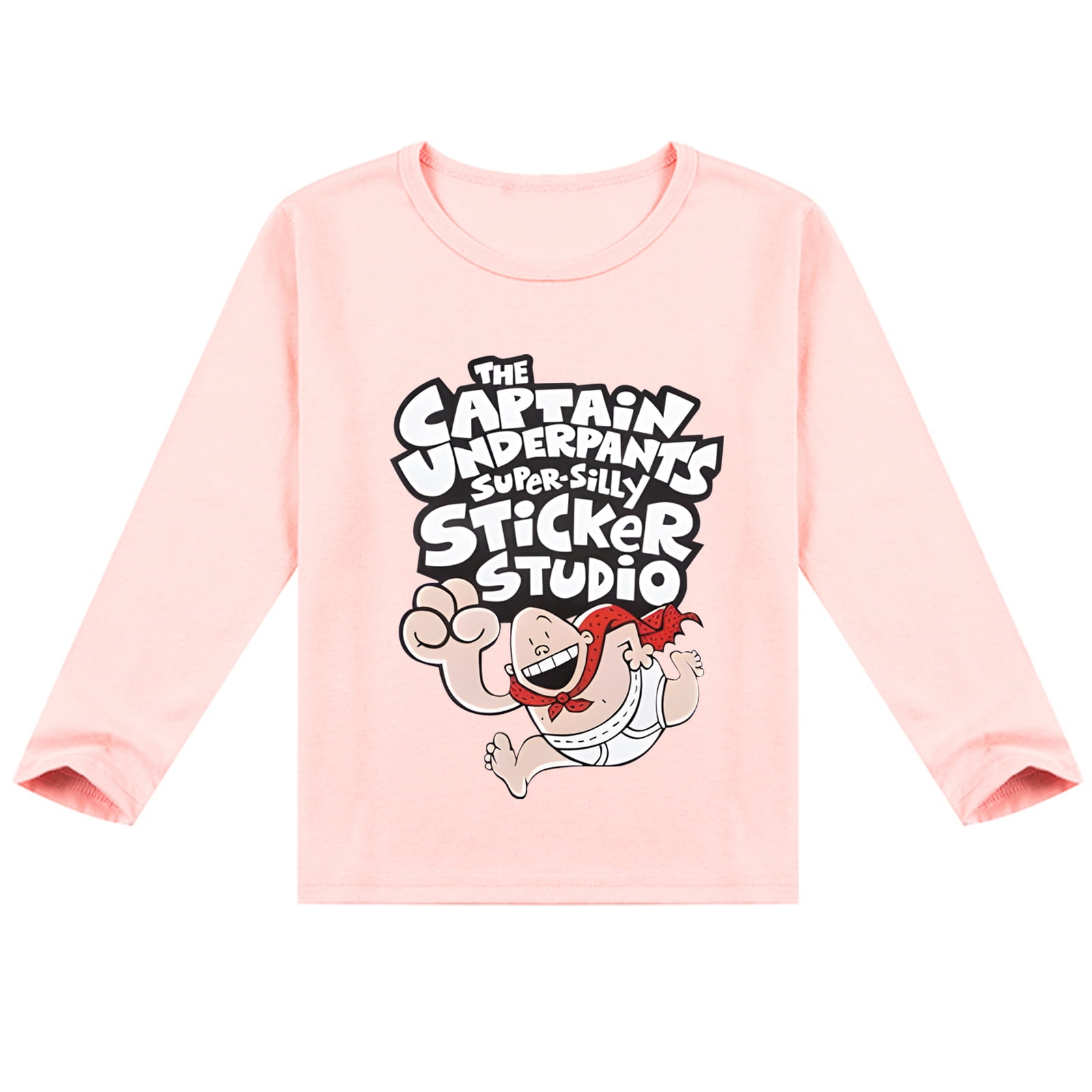 Wekeiyo Captain Underpants Kids Long Sleeve Tee - Dav Pilkey Book ...
