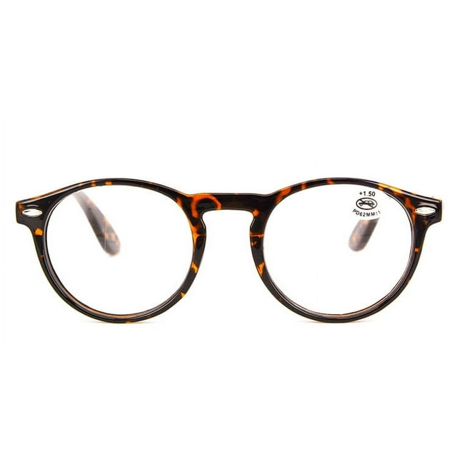 Wekity Reading Glasses Women Men Fashion Reader Glasses With Comfort Spring Hinges For Reading