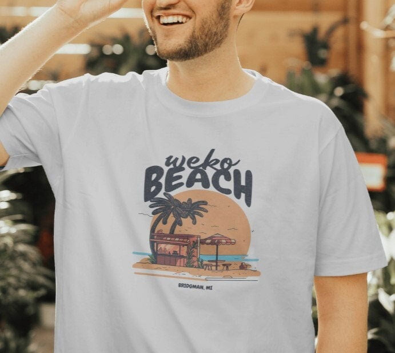 Weko Beach T-Shirt Lake Michigan Beach Vacation tee Weko Beach ...