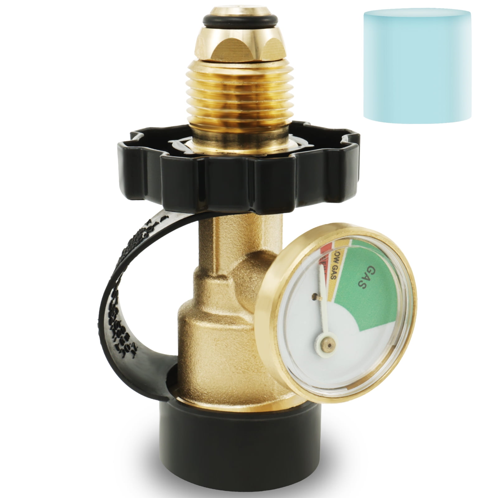 Wekvgz 100 lb Propane Tank Adapter Gauge Brass Propane Tank Gauge Level ...