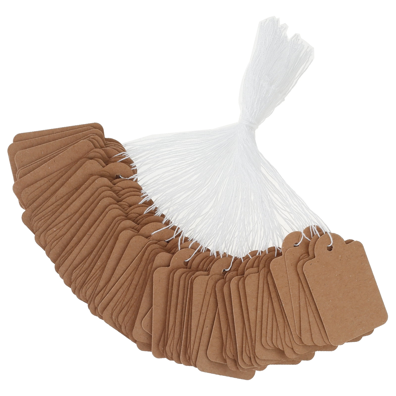 Wekvgz 1000 Pcs Price Tags Paper Hang Tags with Hanging Strings ...