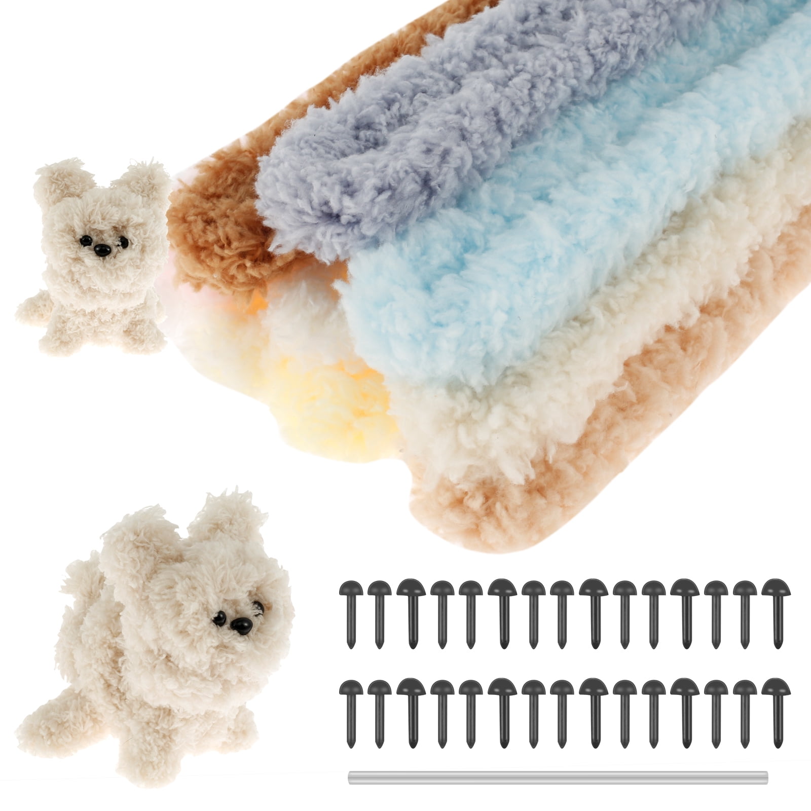 Wekvgz 10pcs Pipe Cleaners 39.37 Inches Thick Plush Pipe Cleaners Craft ...