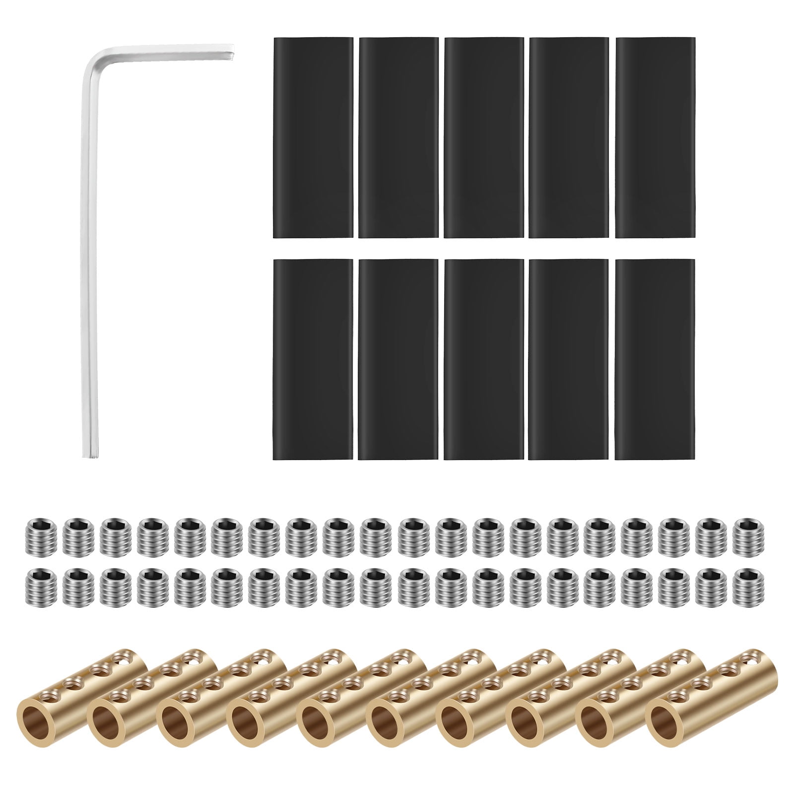 Wekvgz 10pcs Wire Connector Nut Kit 80A 6AWG Copper Splicing Wiring ...