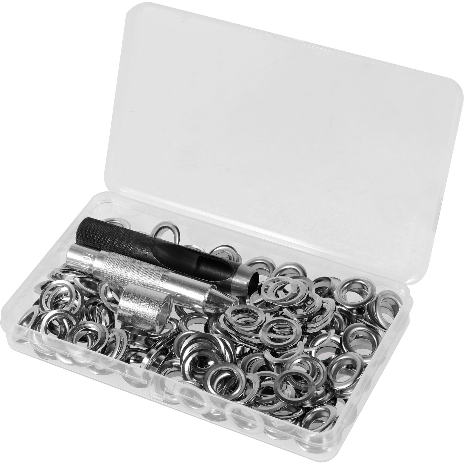Wekvgz 120pcs Grommet Tool Kit 1/2inch Metal Grommet Eyelet Set with ...