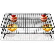 AAKRAF 3-Tier Stackable Metal Cooling Rack - Baking Shelf for Kitchen ...