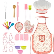 LUIISIS 26Pcs Kids Cooking and Baking Set, Kid Cooking Set with Rainbow ...
