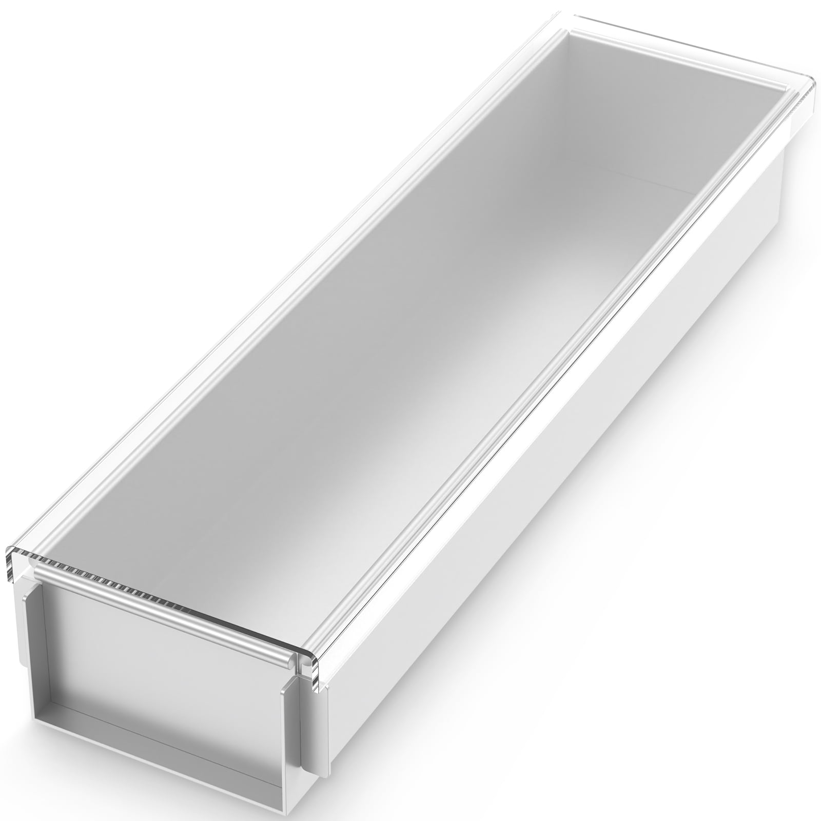 Wekvgz 2Pcs Rectangle Cake Mold Aluminum Alloy Rectangle Cake Mold with ...