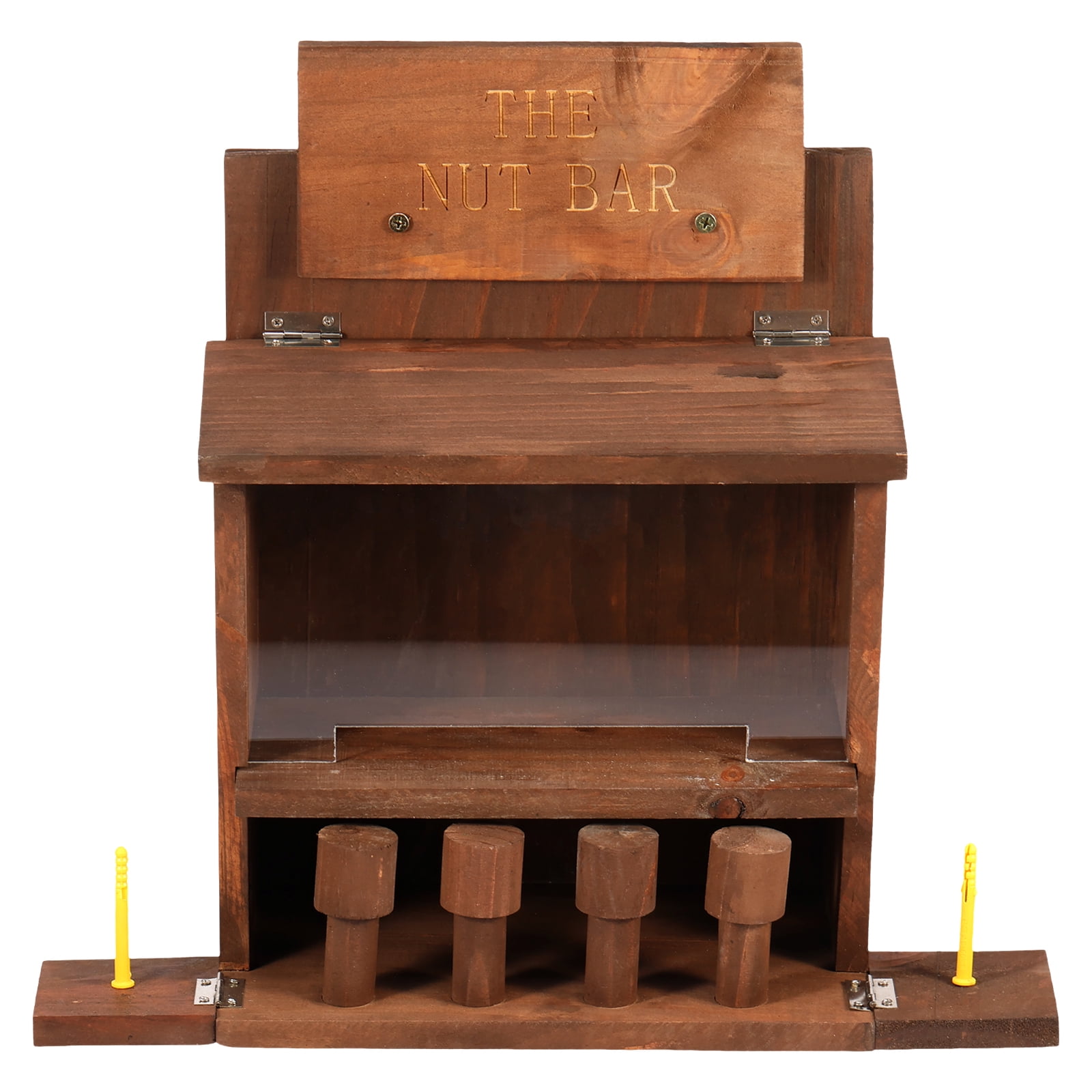 Wekvgz 2Pcs Squirrel Feeder Sturdy Easy to Install Squirrel Picnic ...