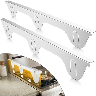 Kozyland 2 Pcs Stainless Steel Stove Gap Covers, Kitchen Heat Resistant ...