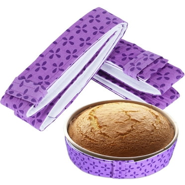 TureClos 2pcs Moist Cake Baking Strip Cake Baking Pan Edge Wrapping Wet ...