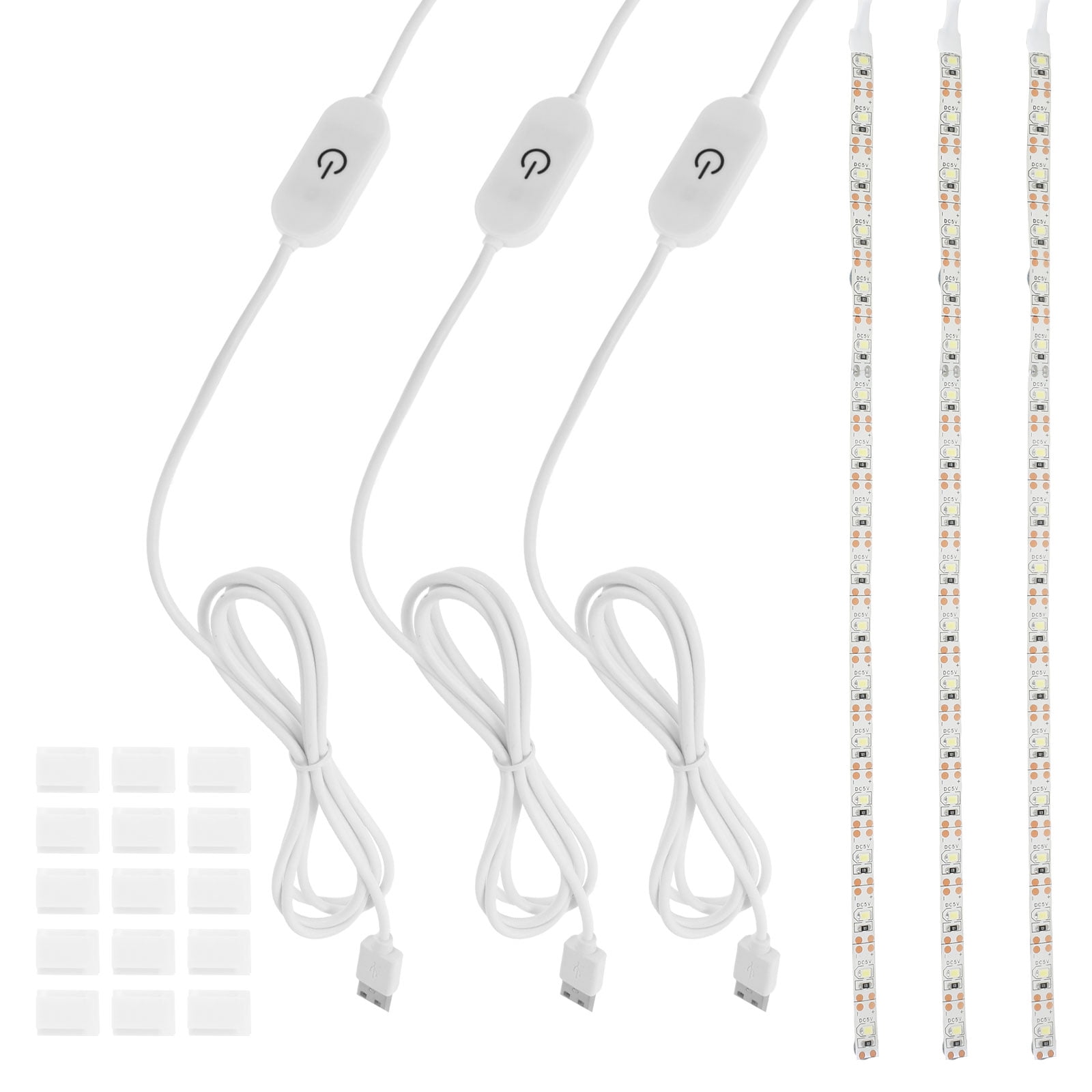 Wekvgz 3Pcs Sewing Machine Light Strip With Touch Dimmer Cold White ...