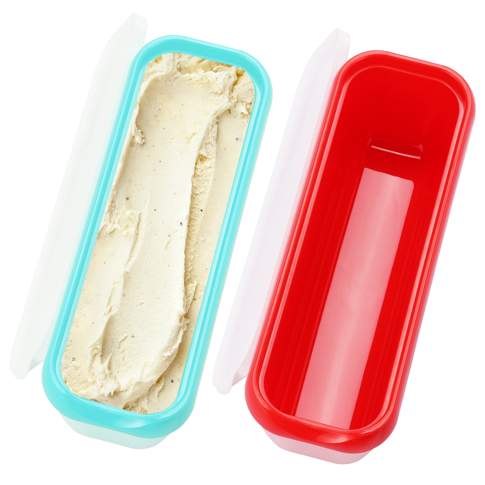 Wekvgz 4Pcs Ice Cream Containers 1.5 Quarts Double Wall Insulation Ice ...