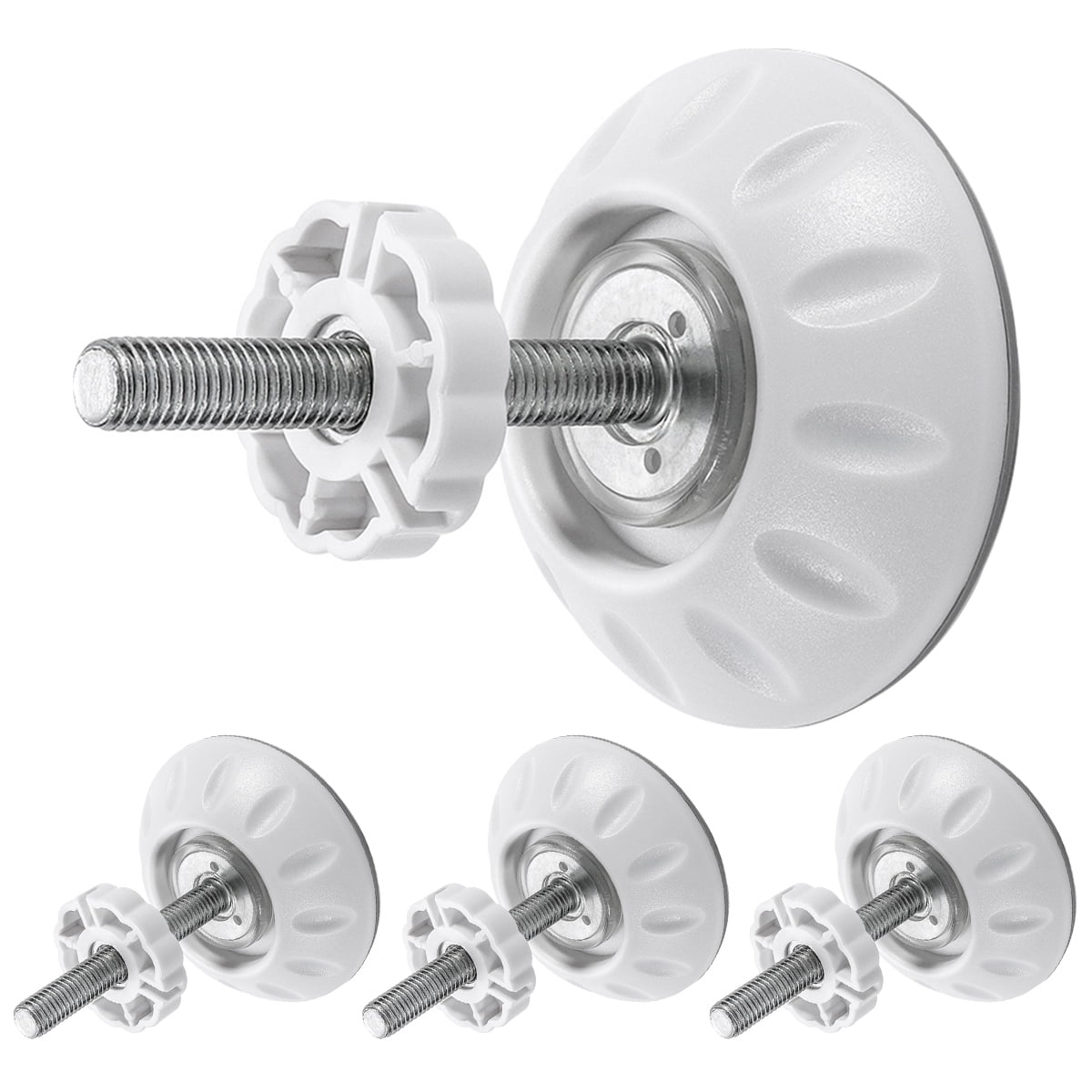 Wekvgz 4pcs Baby Gate Hardware, 8mm Spindle Rods, Anti-slip Screw Bolts ...