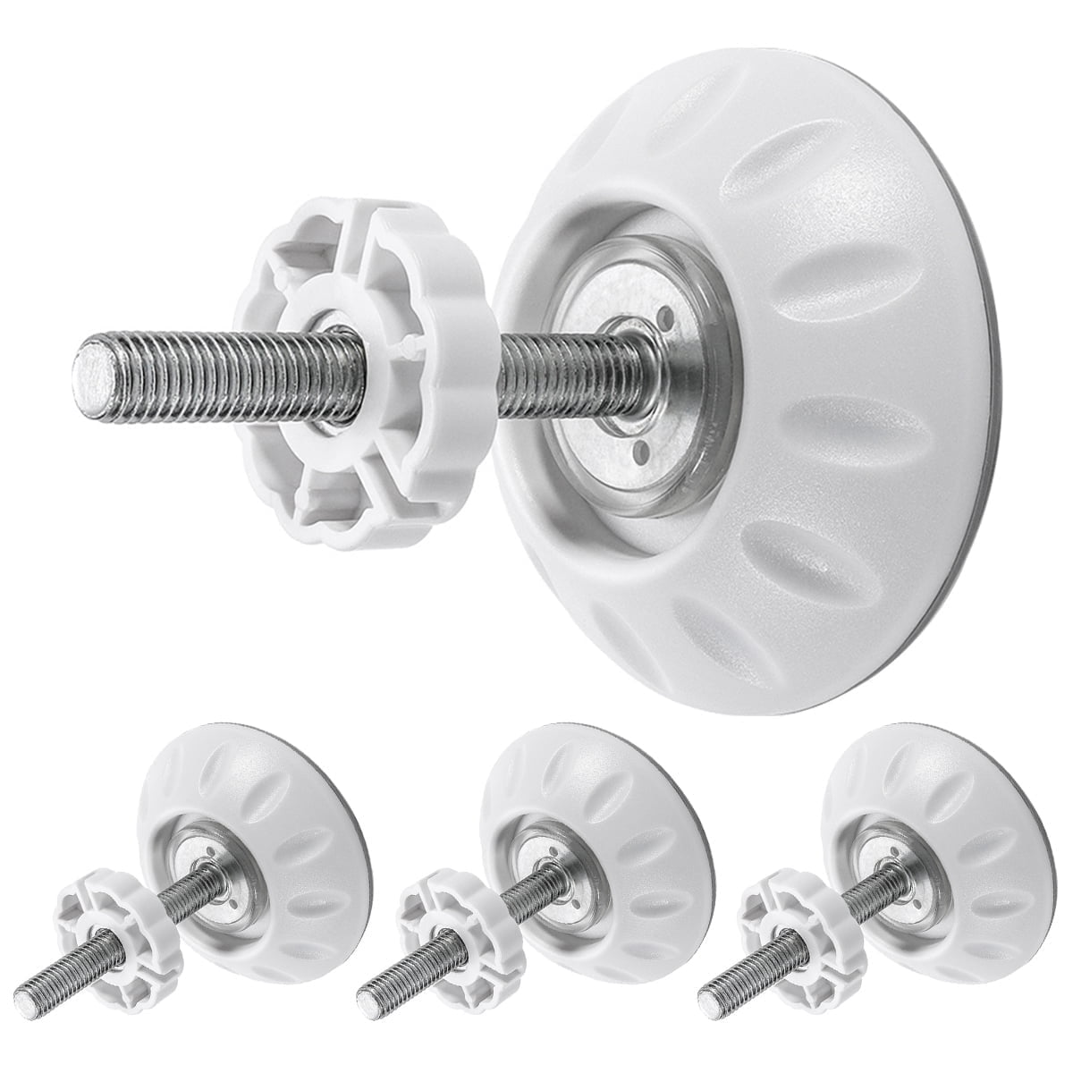 Wekvgz 4pcs Baby Gate Hardware, 8mm Spindle Rods, Anti-slip Screw Bolts ...