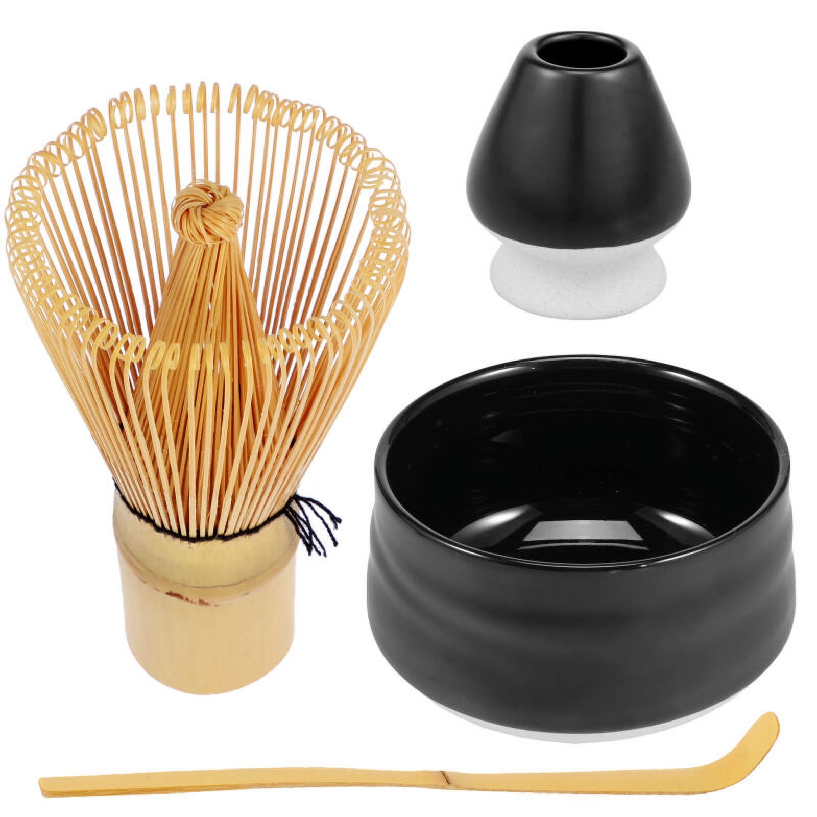 Wekvgz 4pcs Japanese Matcha Tea Set Matcha Starter Making Kit with Matcha Whisk Bowl Whisk ...