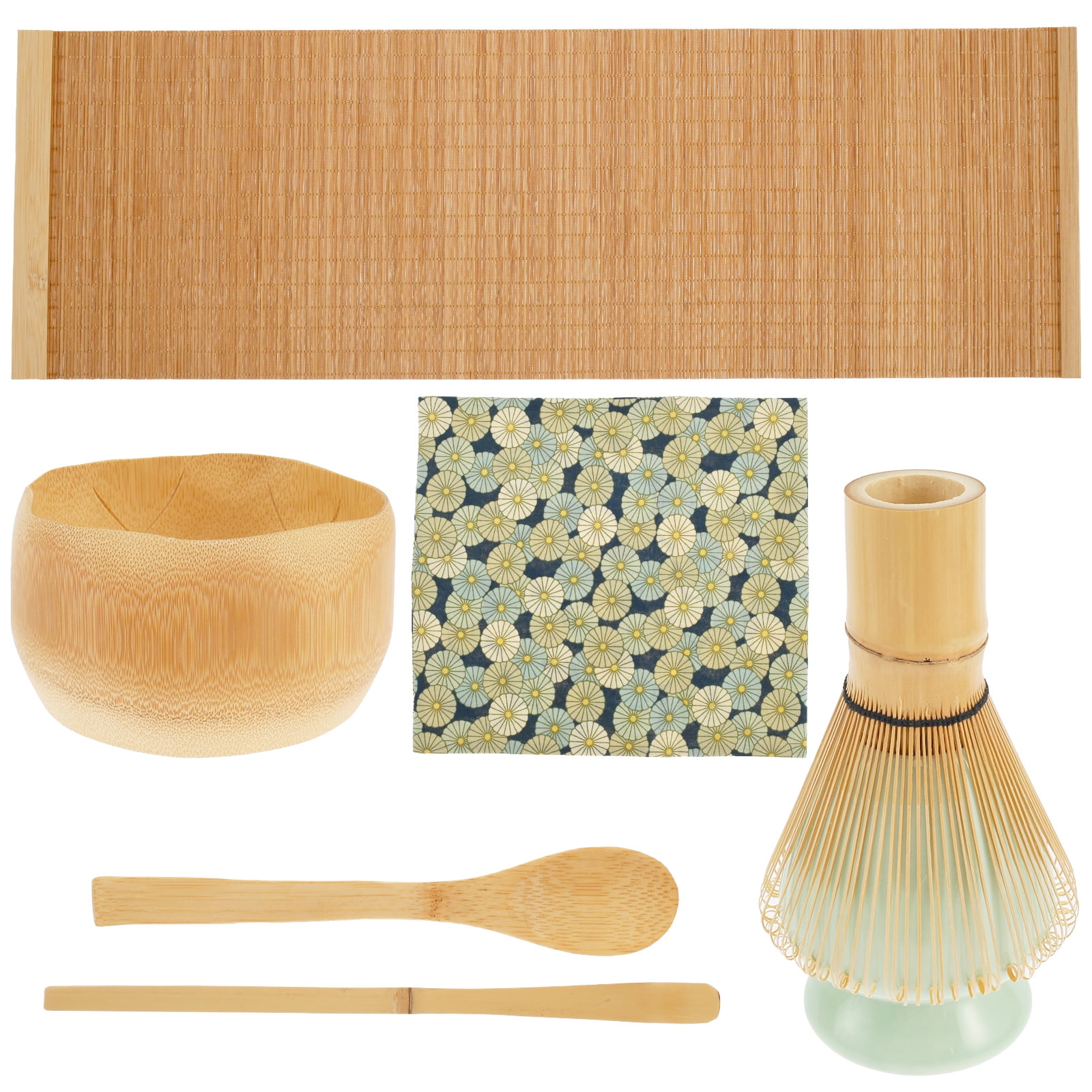 Wekvgz 7Pcs Matcha Whisk Set Complete Matcha Making Set with Ceramic ...