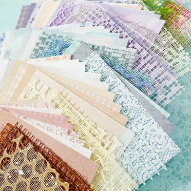 SunWMart Handmade Scrapbook Art Craft Paper, A5 Size 16 Sheets Single ...