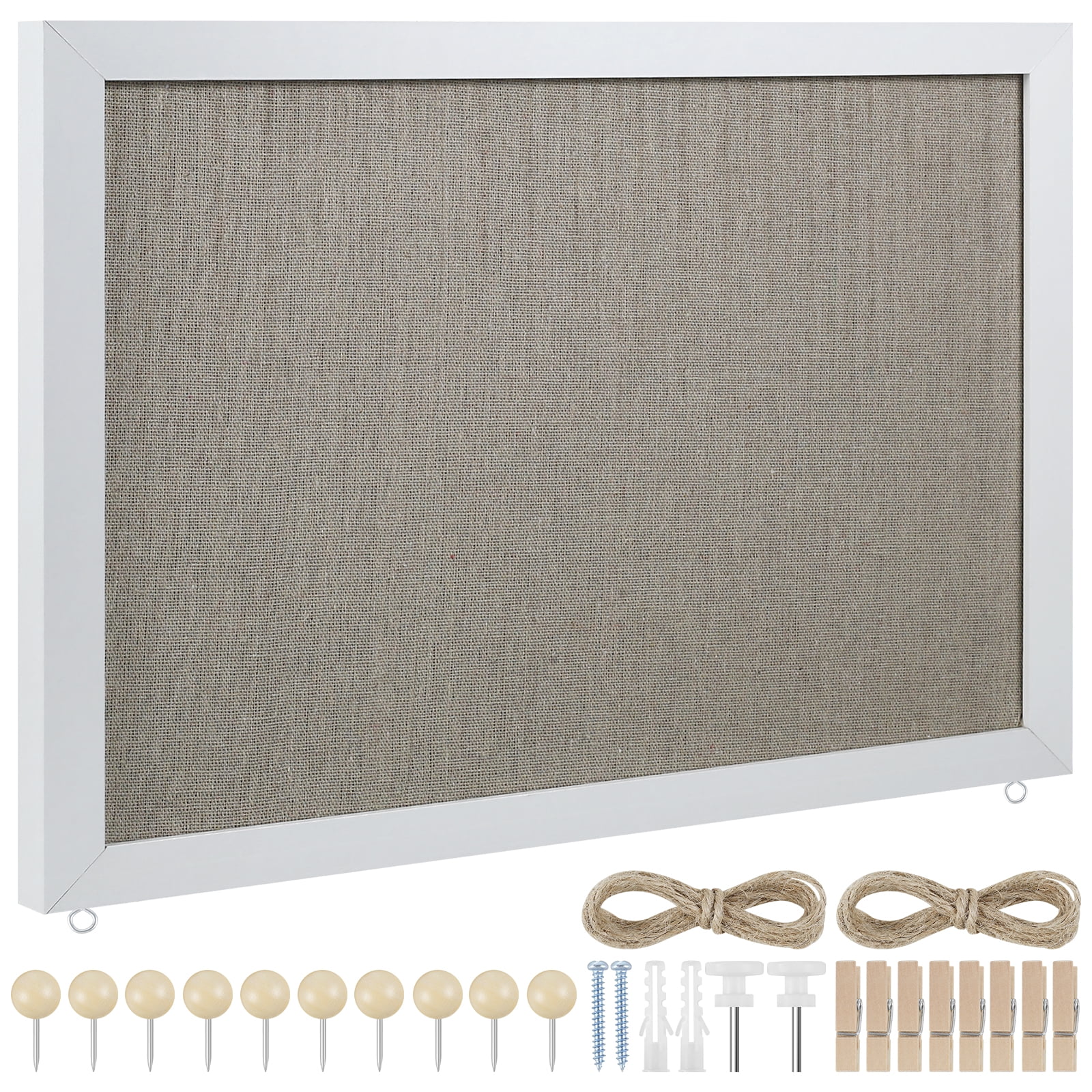 Wekvgz Cork Board Set Reusable Sturdy Pin Board Retro Wall Bulletin ...