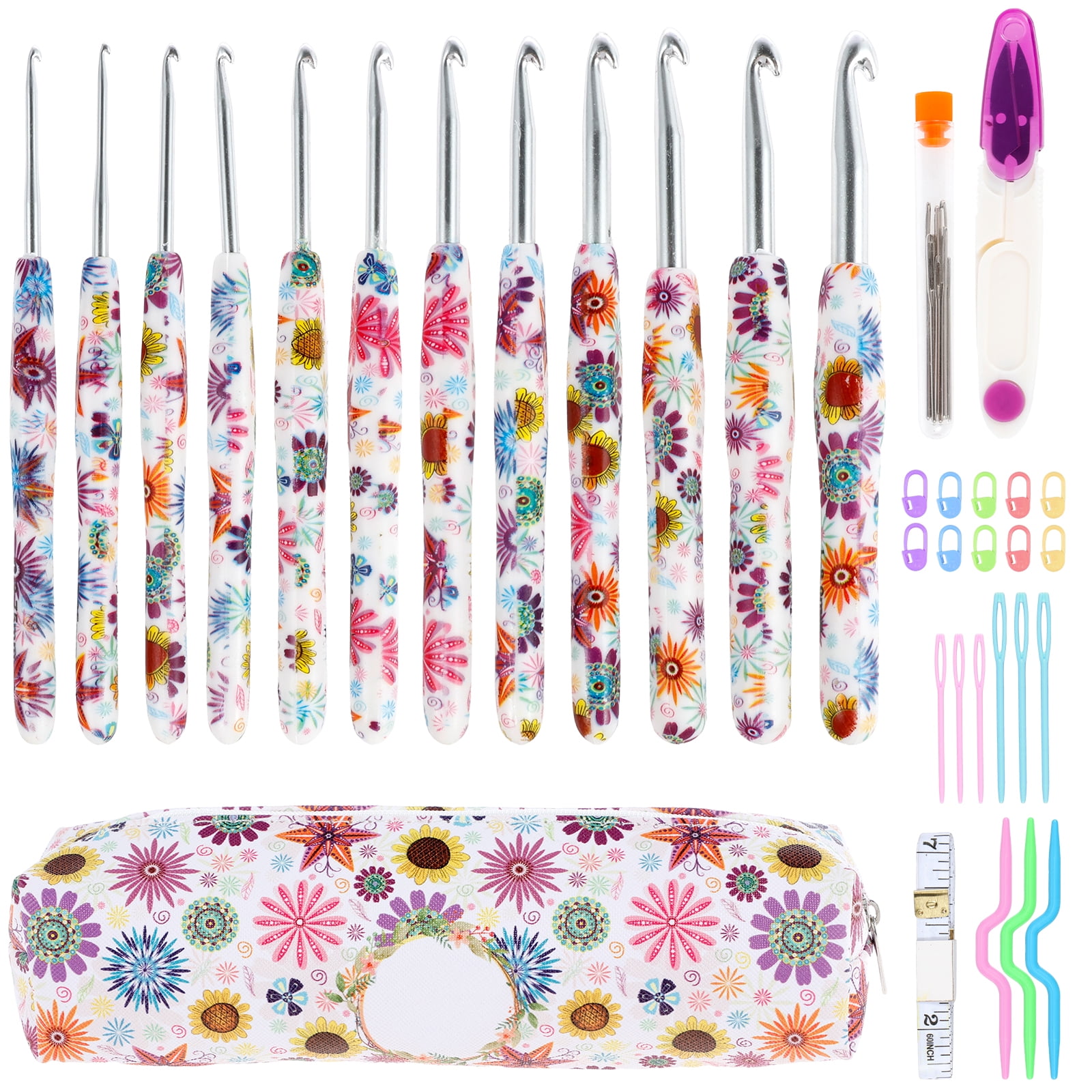 Wekvgz Crochet Hook Set Exquisite Knitting Hook Comfortable Hooks ...