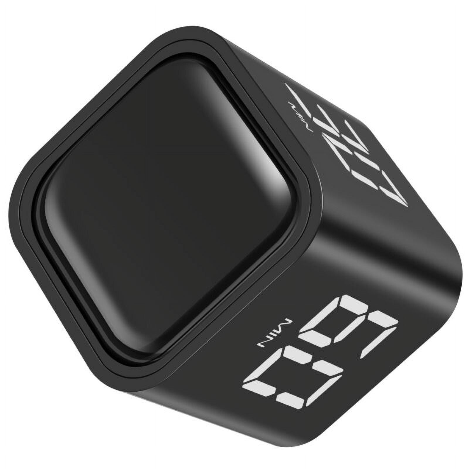 Wekvgz Cube Timer 500mah Rechargeable Rotation Timer Compact Time Management Cube Portable