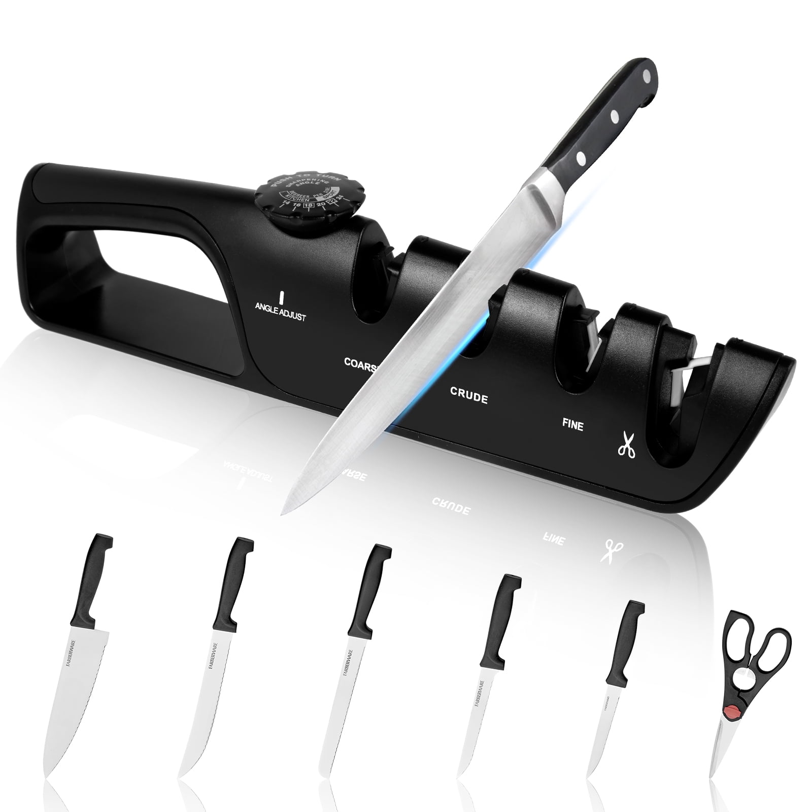 Wekvgz Cutter Sharpener 14°-24° Adjustable Cutter Sharpening Tool ...