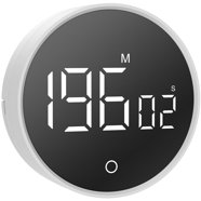 2 Pack Kitchen Timer Magnetic LCD Digital Countdown Stopwatch With ...