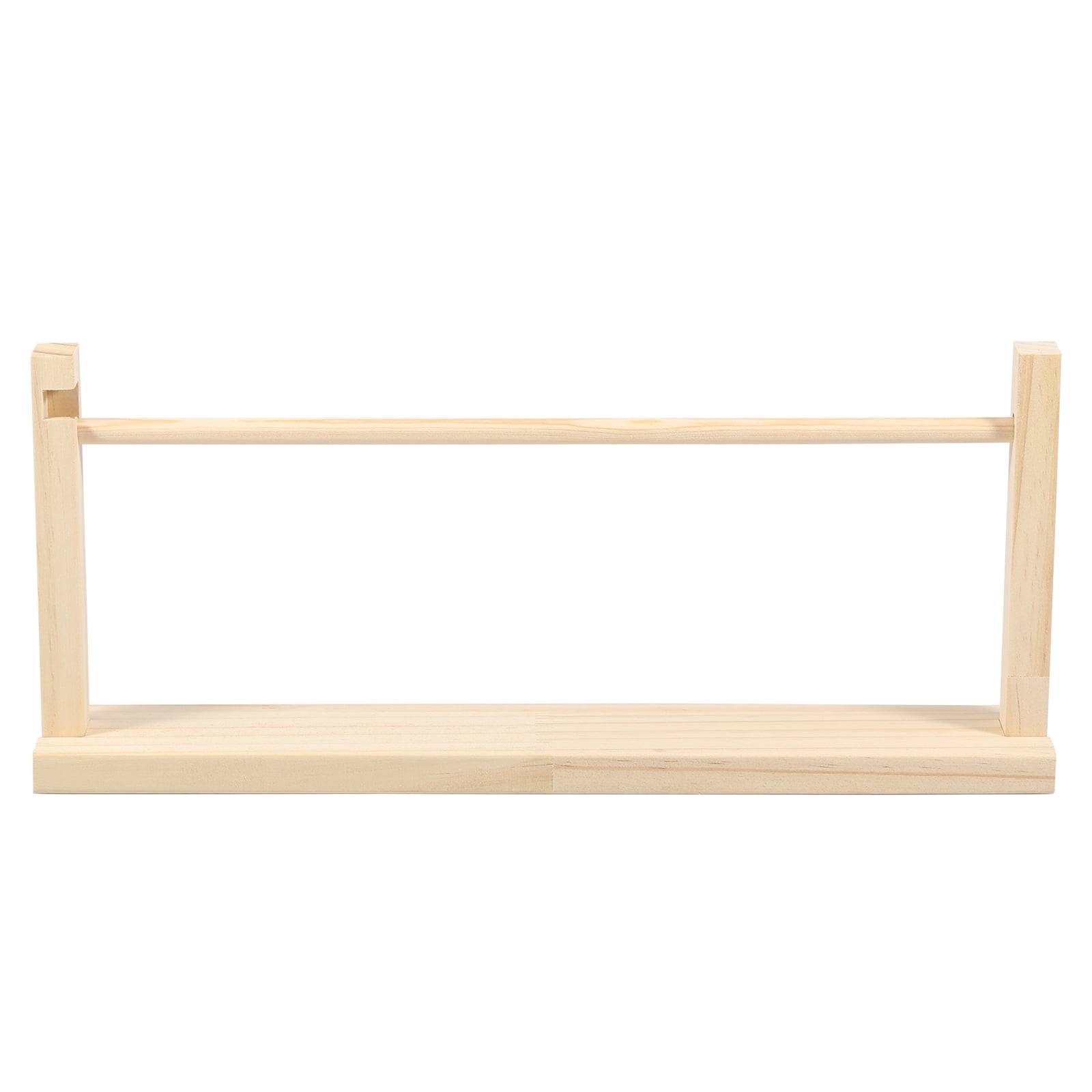 Wekvgz Double or Single Layer Ribbon Storage Rack Wood Ribbon Organizer ...