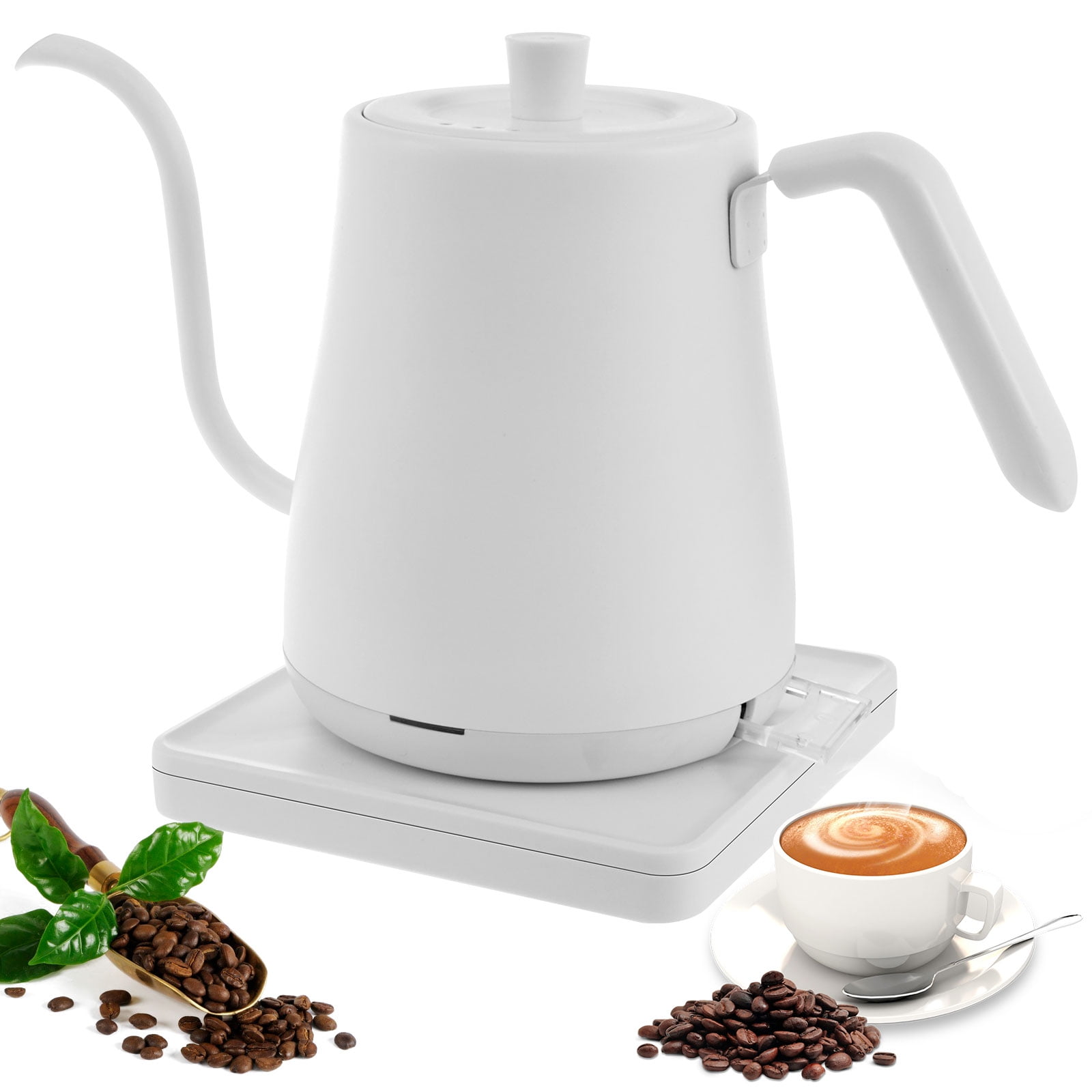 Wekvgz Electric Kettle 800ml Gooseneck Electric Kettle with Base ...