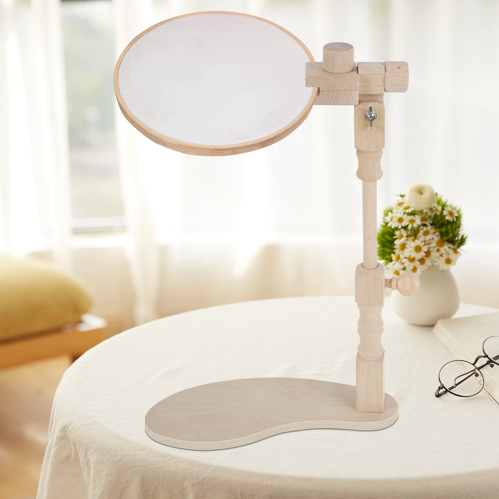 Wekvgz Embroidery Hoop Stand Adjustable Embroidery Frame Stand Sturdy ...