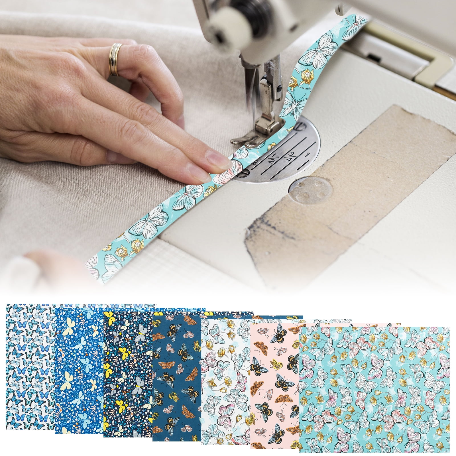 Wekvgz Fat Quarters Quilting Cotton Non Fade Fabric Squares Practical ...