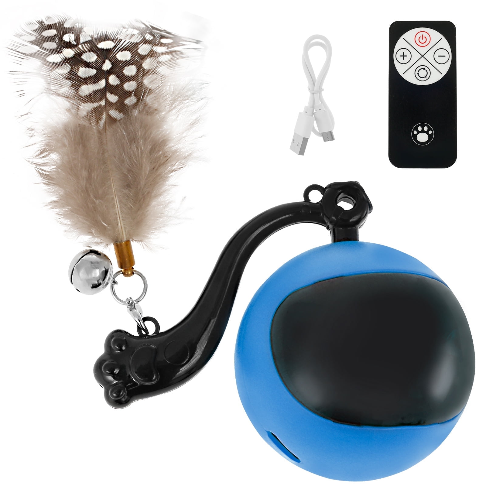 Wekvgz Interactive Cat Ball Toy with Remote Control Motion Activated ...