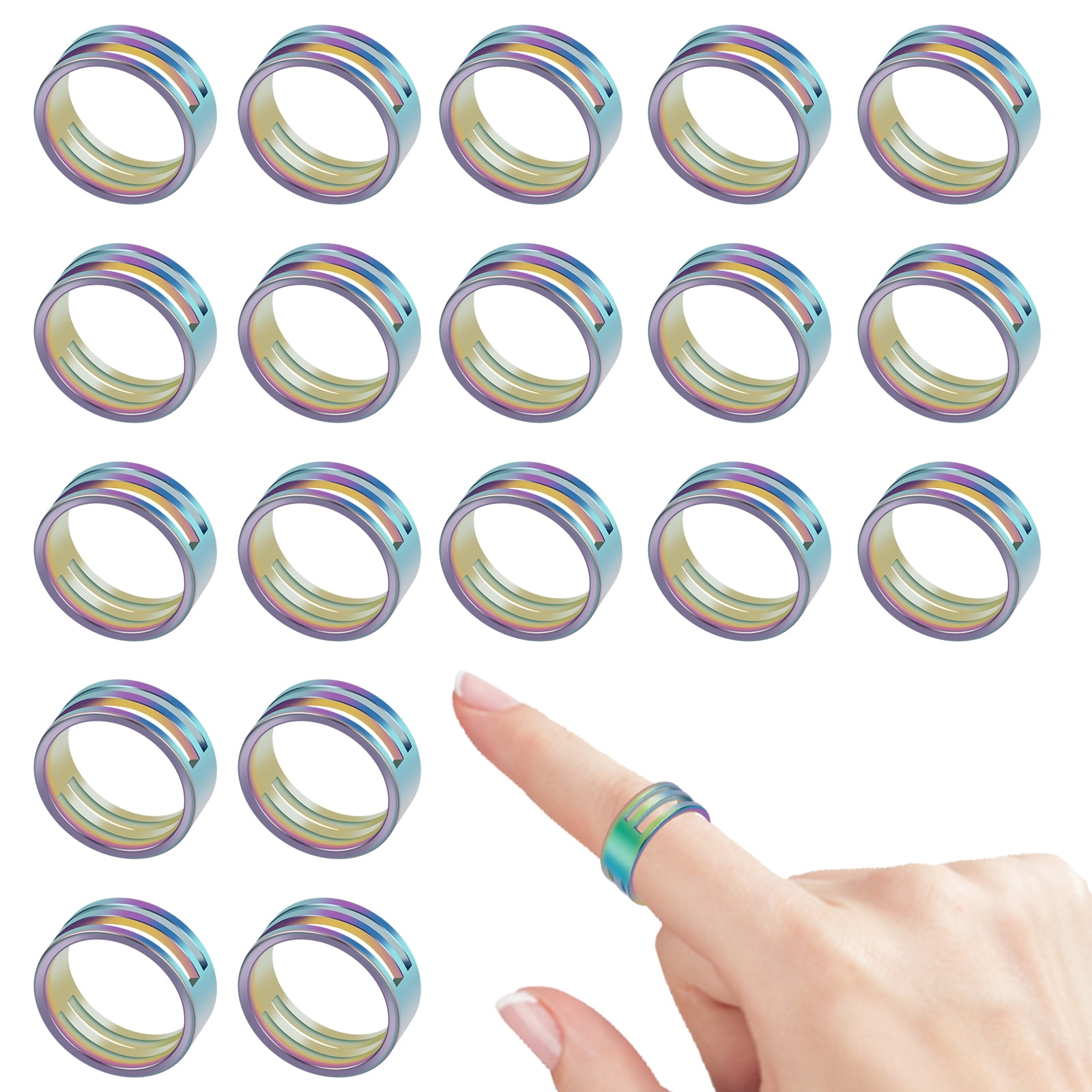 Wekvgz Jump Ring Opening Tools Solid Jump Ring Opener Portable Circle ...