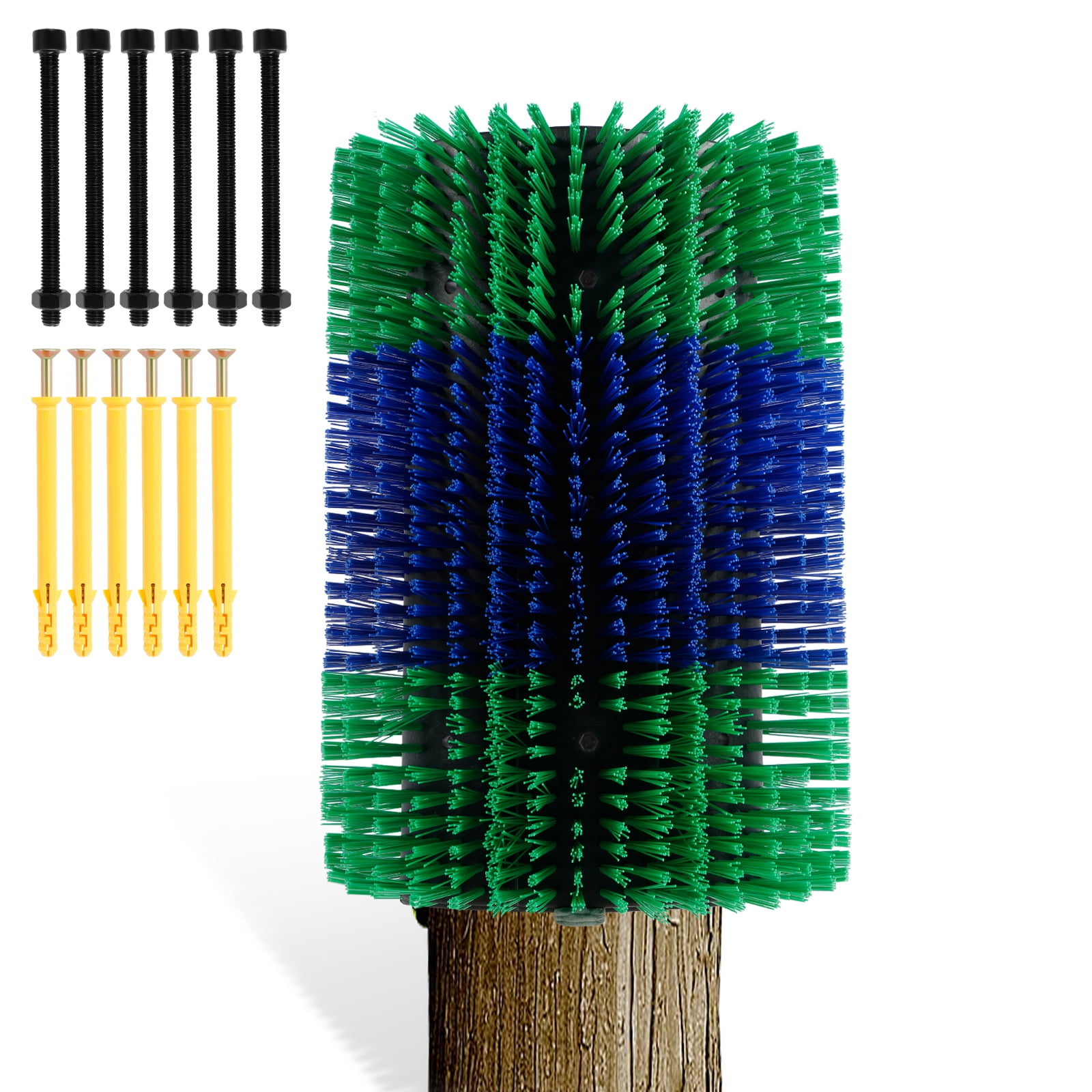 Wekvgz Livestock Scratching Brush Nylon Cattle Scratcher Brush Cow ...