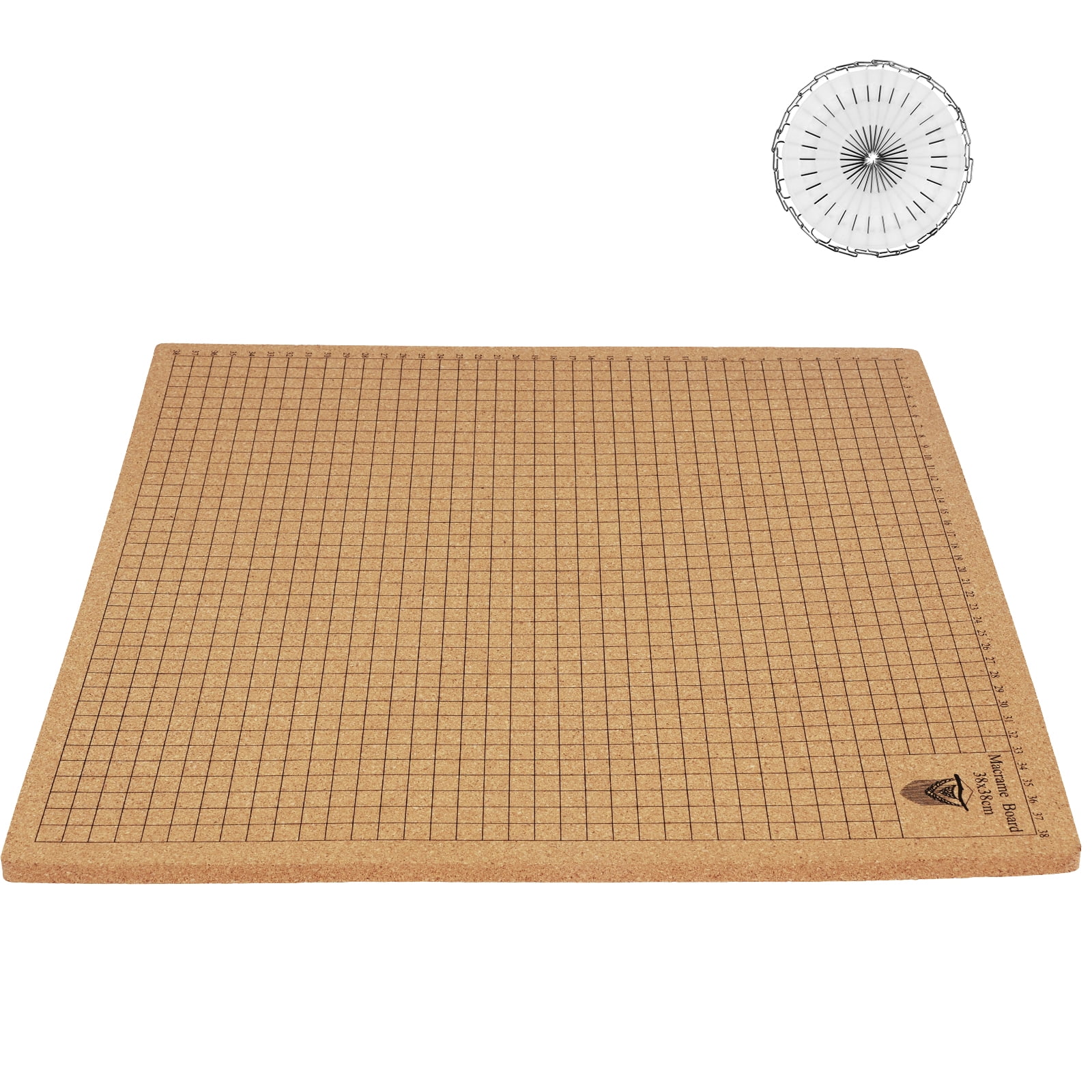 Wekvgz Macrame Board with Grids Double Sided Macrame Project Board with ...