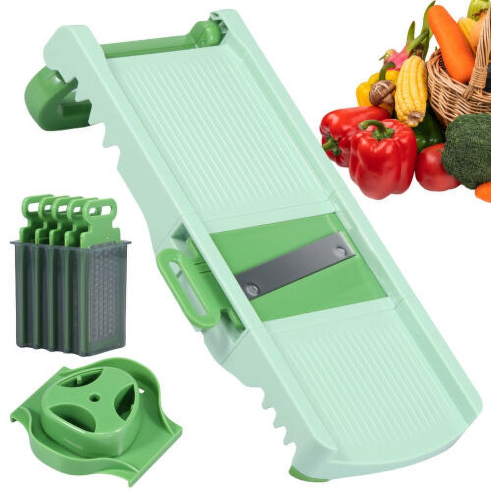 Ihvewuo Mandoline Slicer with 6 Blades Multifunctional Mandoline Food ...