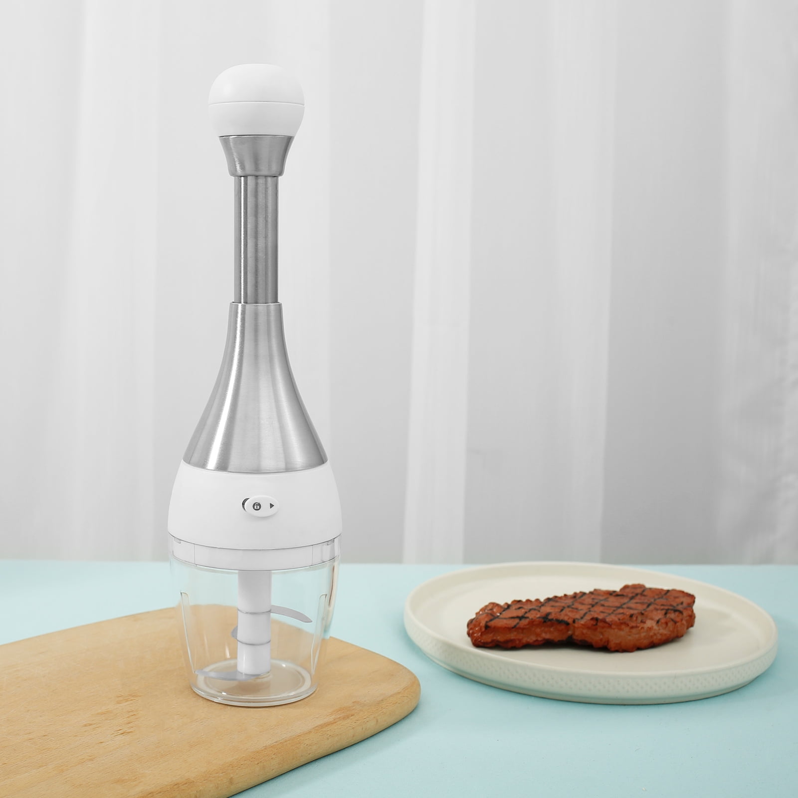 Wekvgz Manual Pressed Chopper Safe Garlic Chopper Vegetable Cutter ...