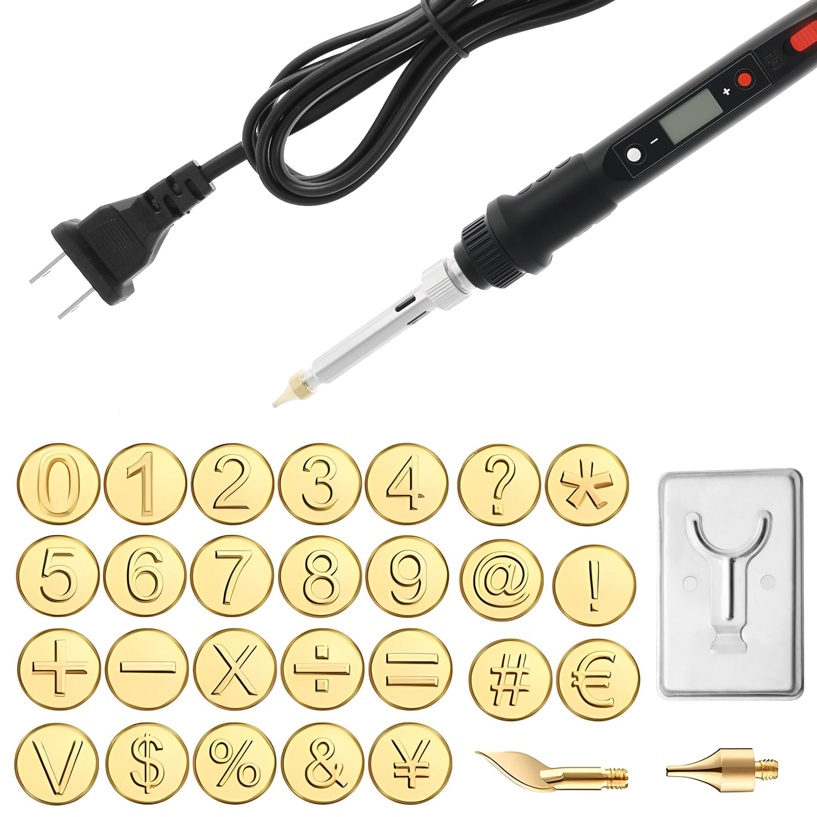 Wekvgz Number Wood Burning Carving Set DIY Wood Burning Tip Set Number ...