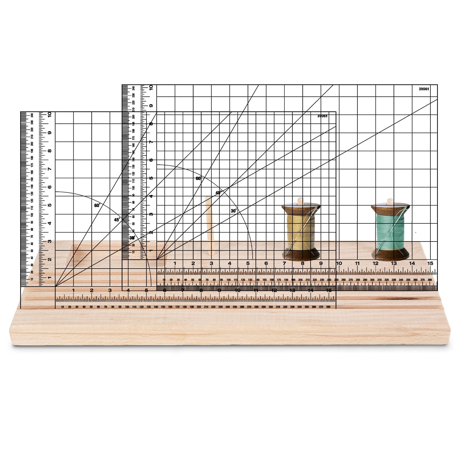 Wekvgz Quilting Ruler Rack 5 Slot Quilting Ruler Holder Nonslip Ruler ...