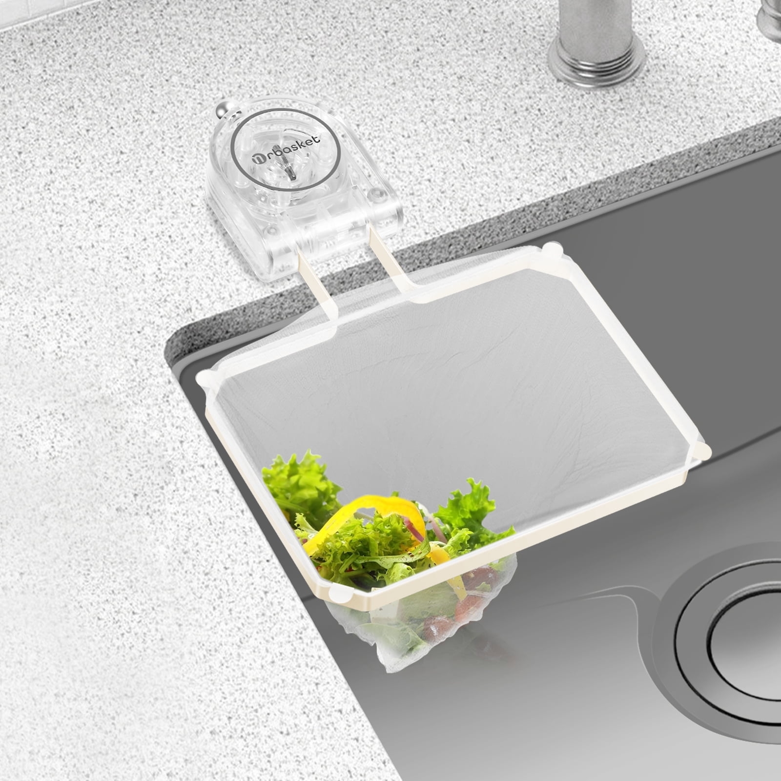 Wekvgz Sink Drain Strainer Basket Suction Cup Corner Sink Strainer ...