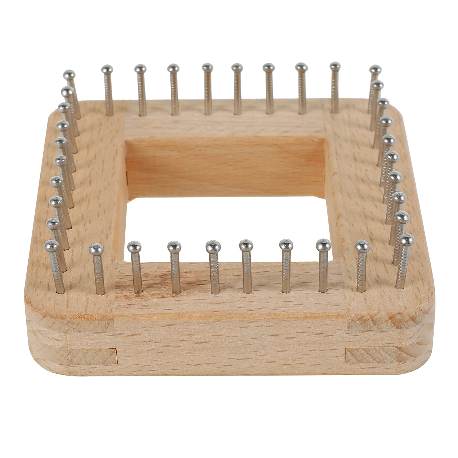 Wekvgz Square Knitting Loom Beech Wood Knitting Board DIY Handcraft ...