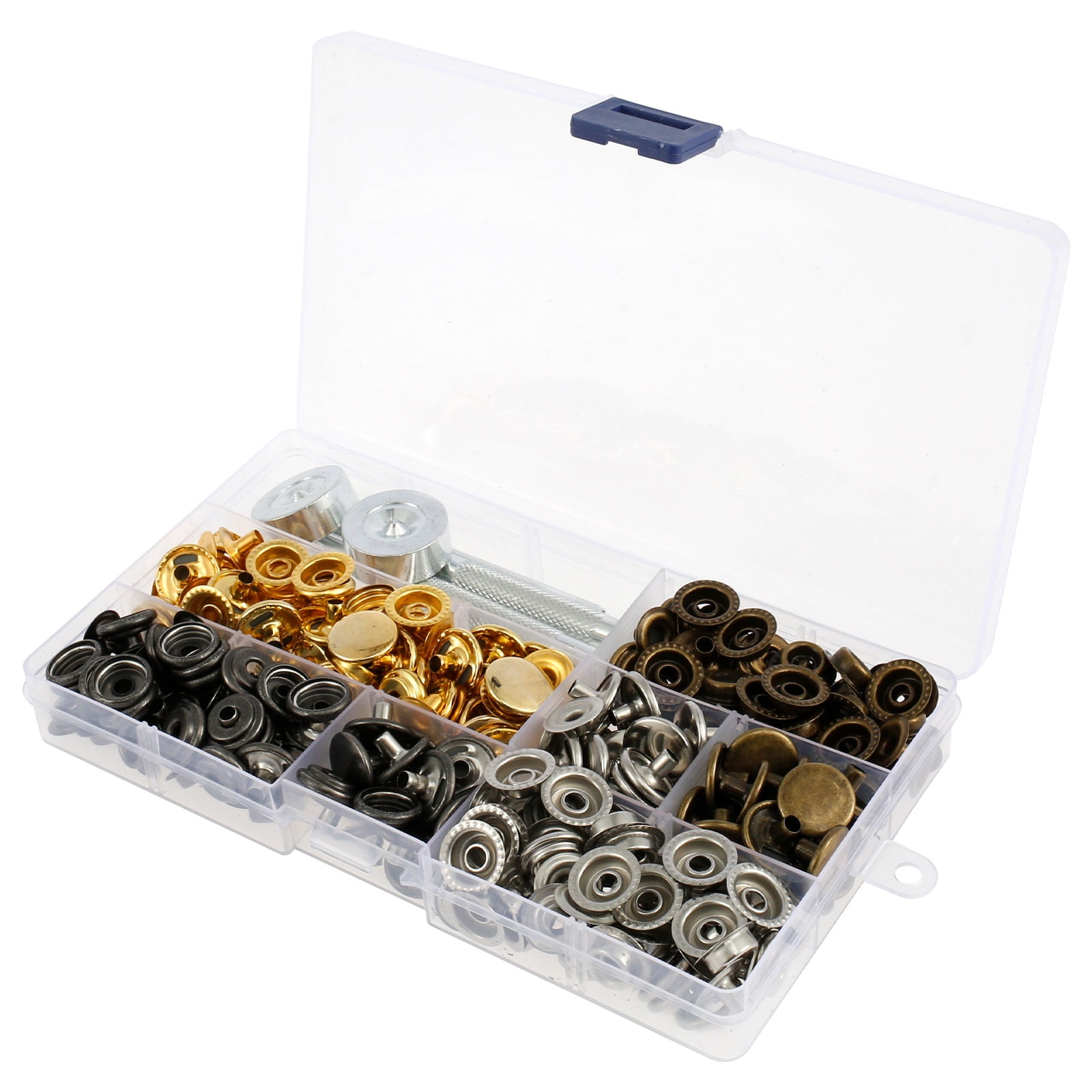 Wekvgz Stainless Steel Snaps Heavy Type Leather Snap Fasteners Kit ...