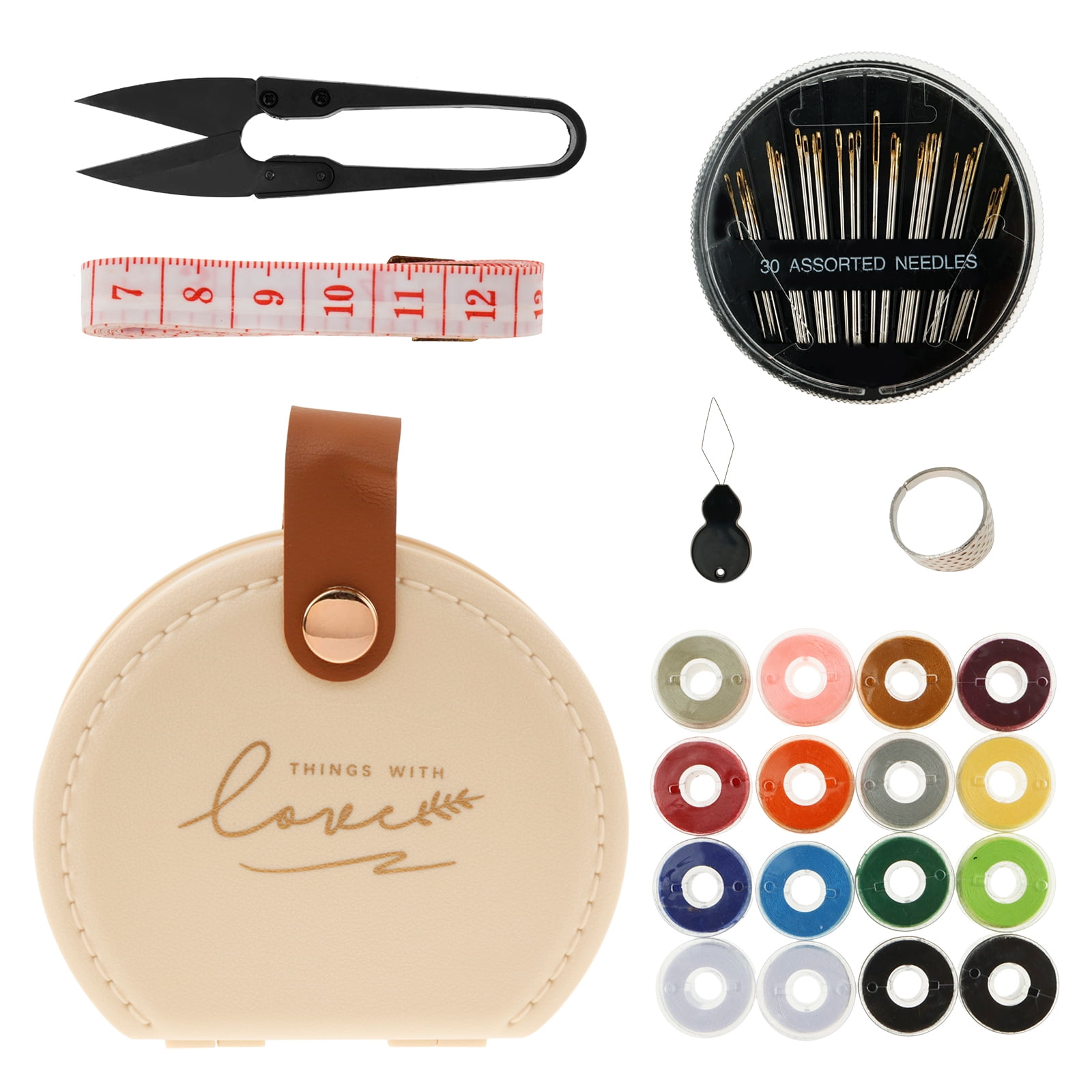 Wekvgz Travel Mini Sewing Kits Portable Sewing Kits Multifunctional ...