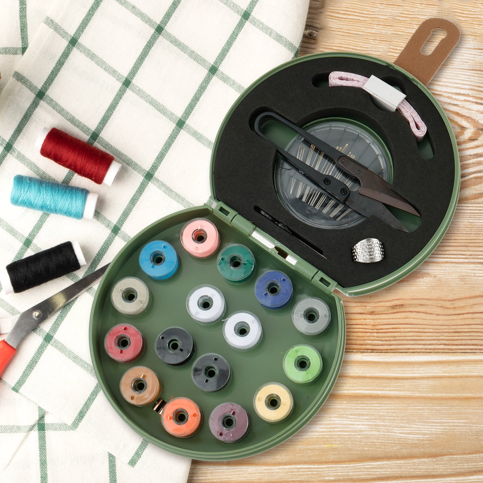 Wekvgz Travel Mini Sewing Kits Portable Sewing Kits Multifunctional ...