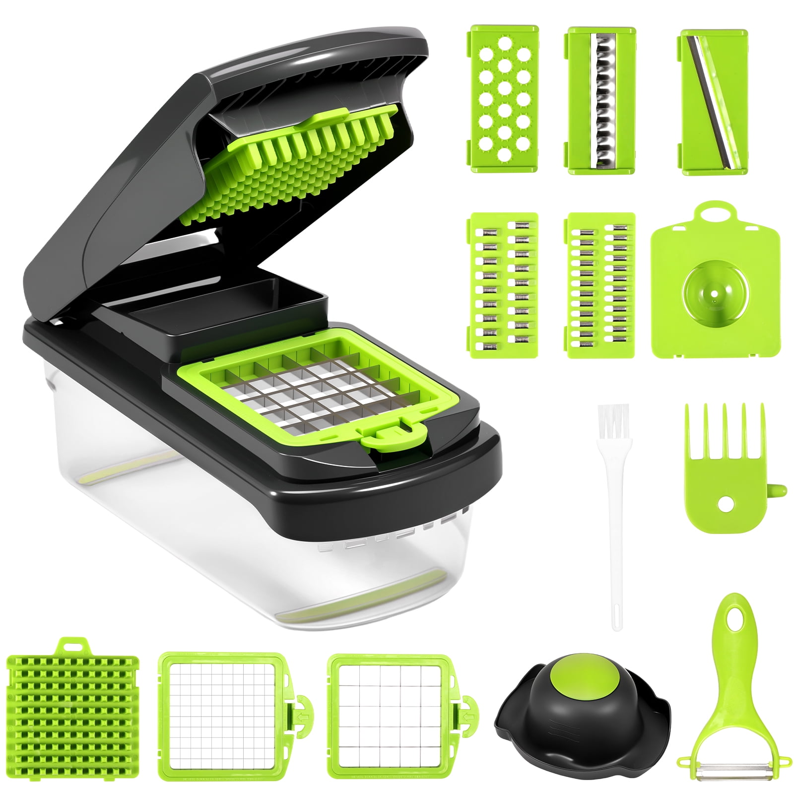 Wekvgz Vegetable Chopper with Container Multifunctional Food Chopper ...