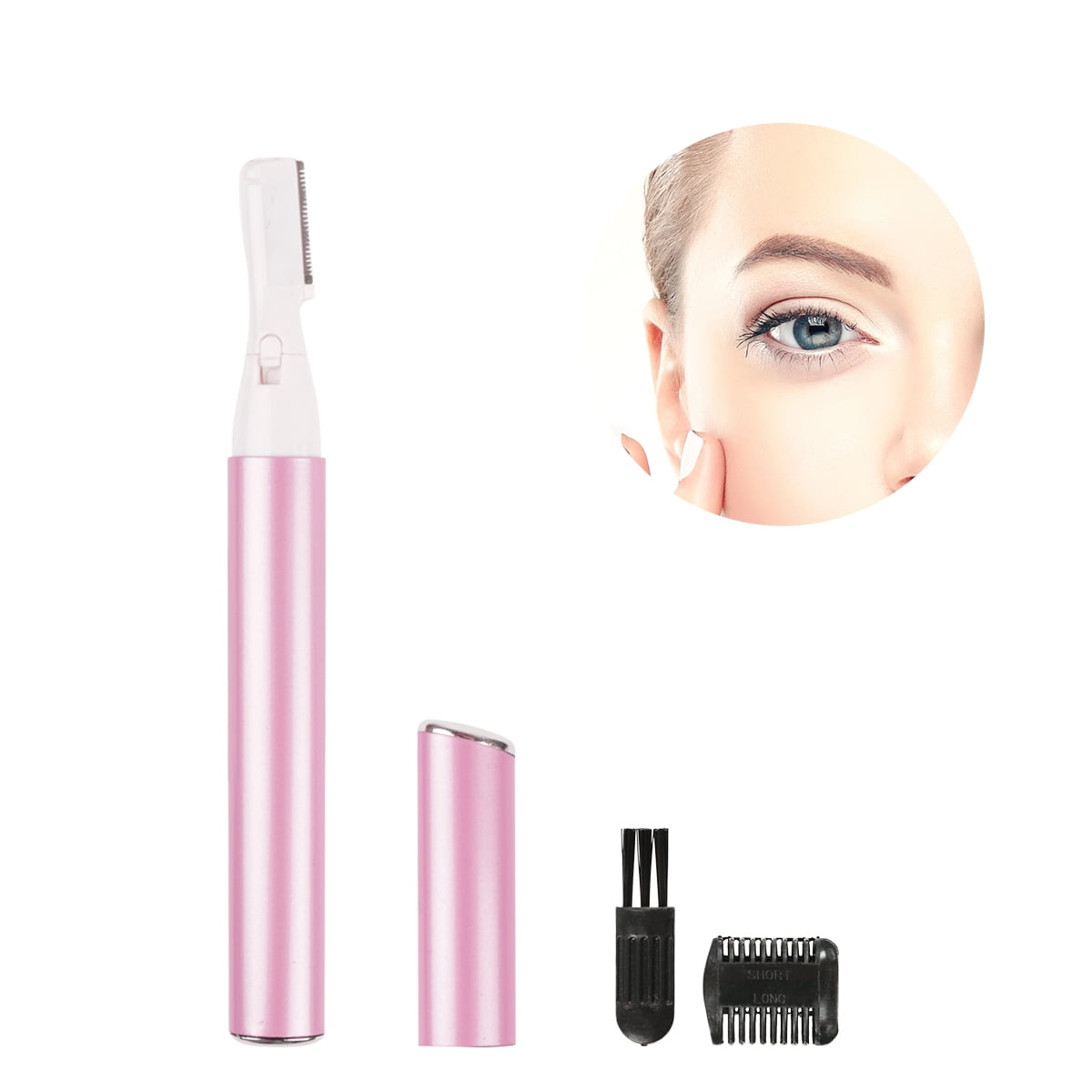 Wekvgz Women Electric Eyebrow Trimmer, Personal Eyebrow Care Battery ...