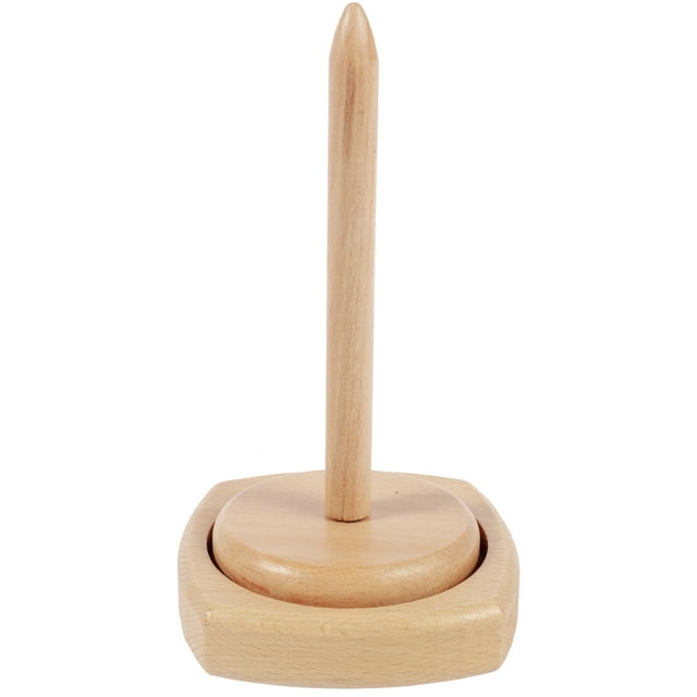 Wekvgz Wood Yarn Holder Rotatable Yarn Spinner Holder Stable Yarn ...