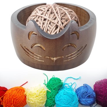 Sheep Shaped Ceramic Yarn Bowl for Crocheting & Knitting, Ideal for ...