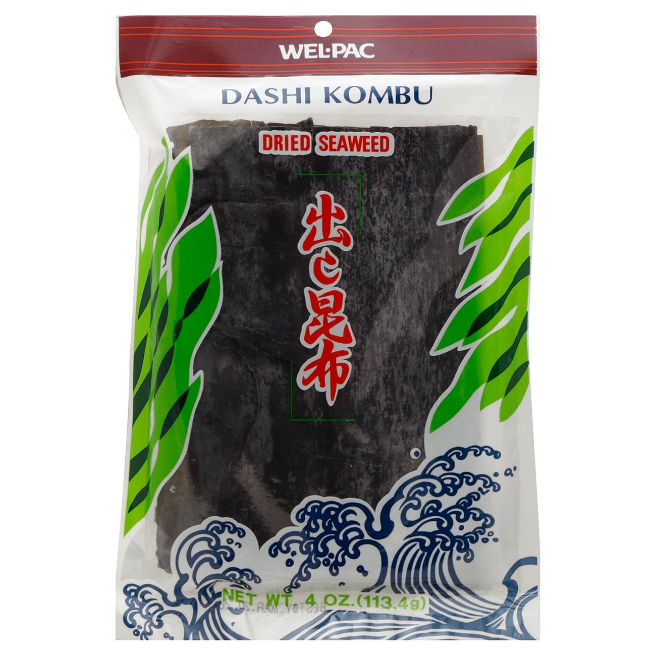 Wel-Pac Dashi Kombu Dried Seaweed, 4 oz (Package May Vary) - Walmart.com