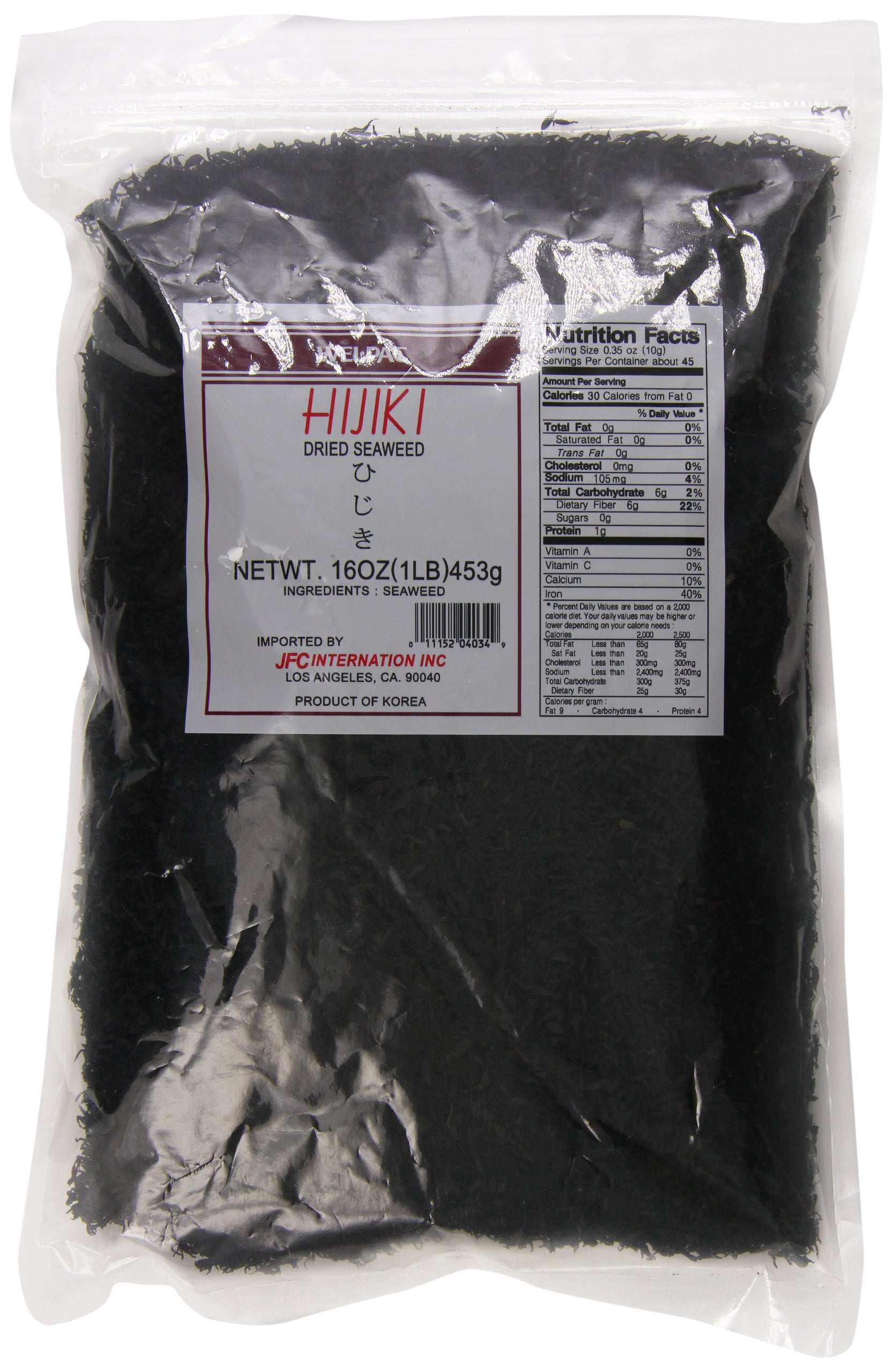Wel-Pac Hijiki 16 Ounce, 1 Pound AIS1 - Walmart.com