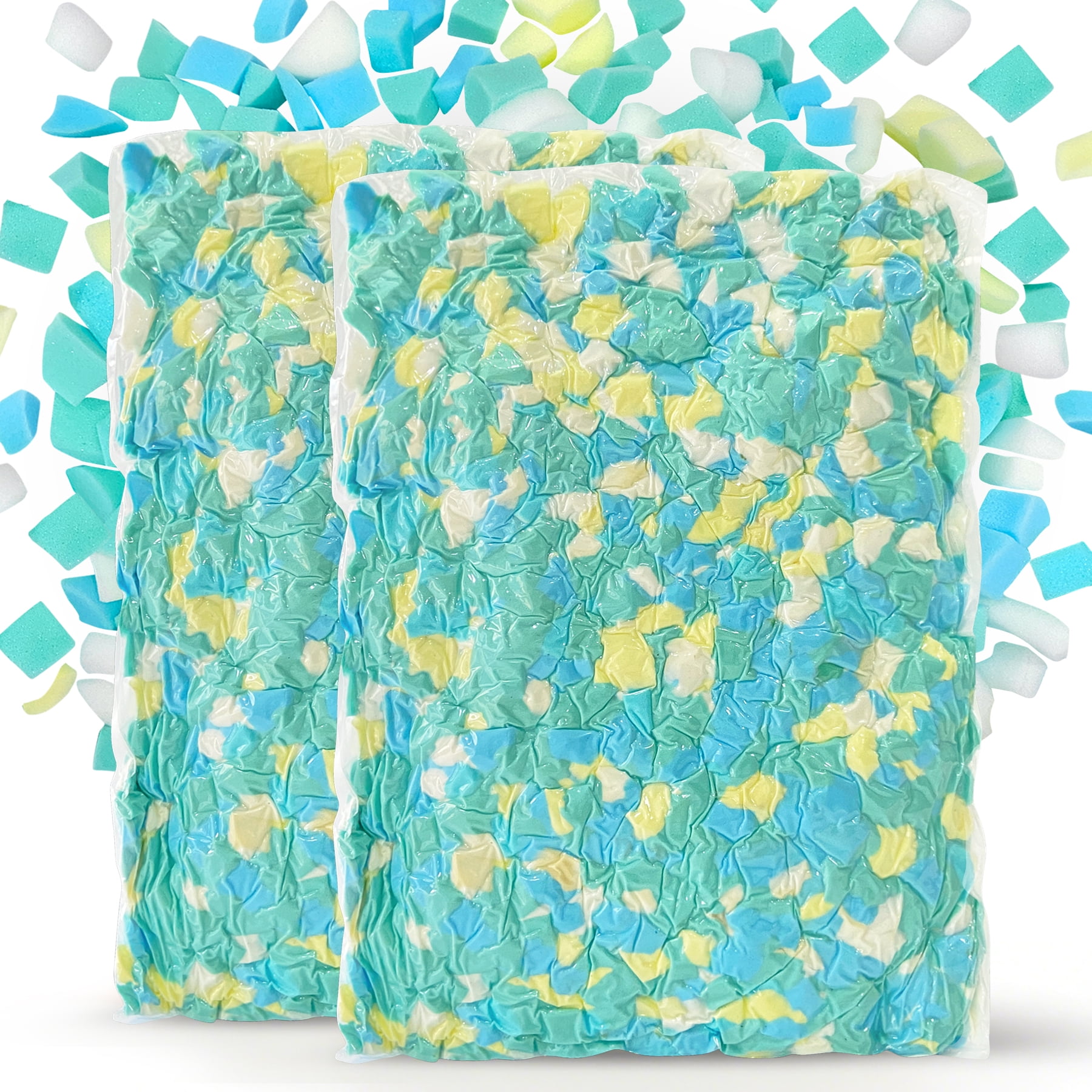 Welacer Shredded Memory Foam Filling 10lbs for Bean Bag Pillows ...